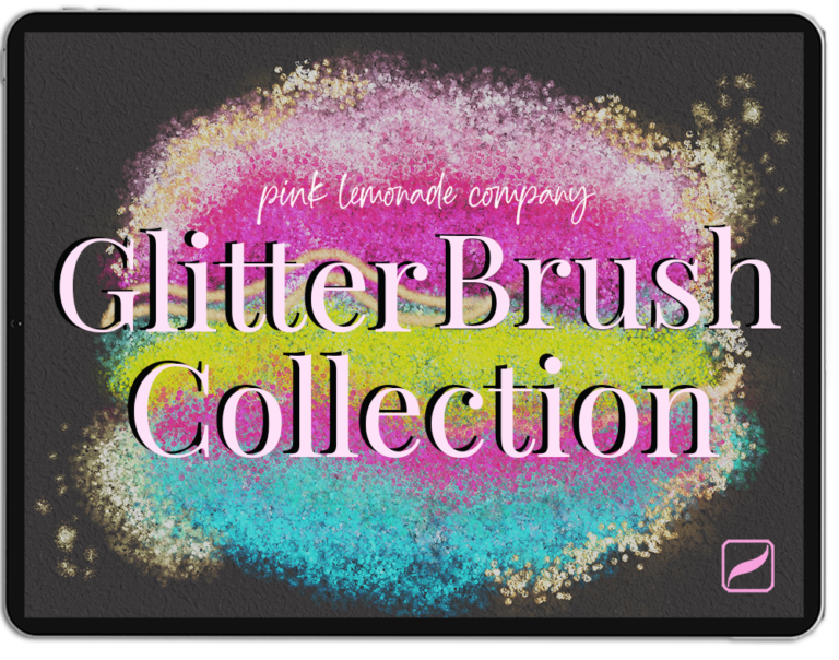 Procreate Brush Glitter - Pink Lemonade Company