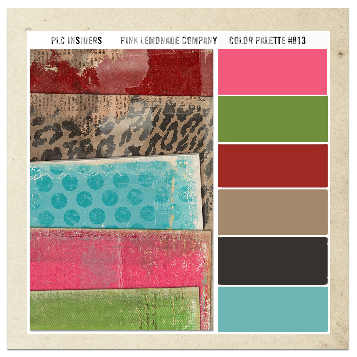 junk christmas color palette - Pink Lemonade Company