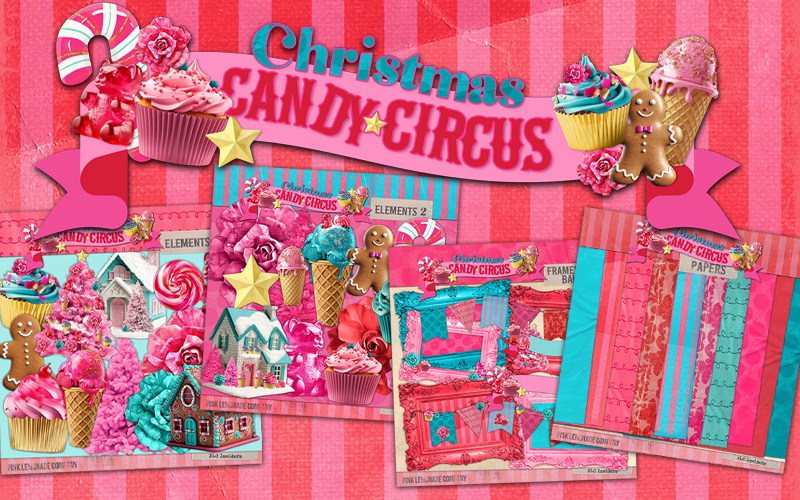 christmas candy circus - Pink Lemonade Company
